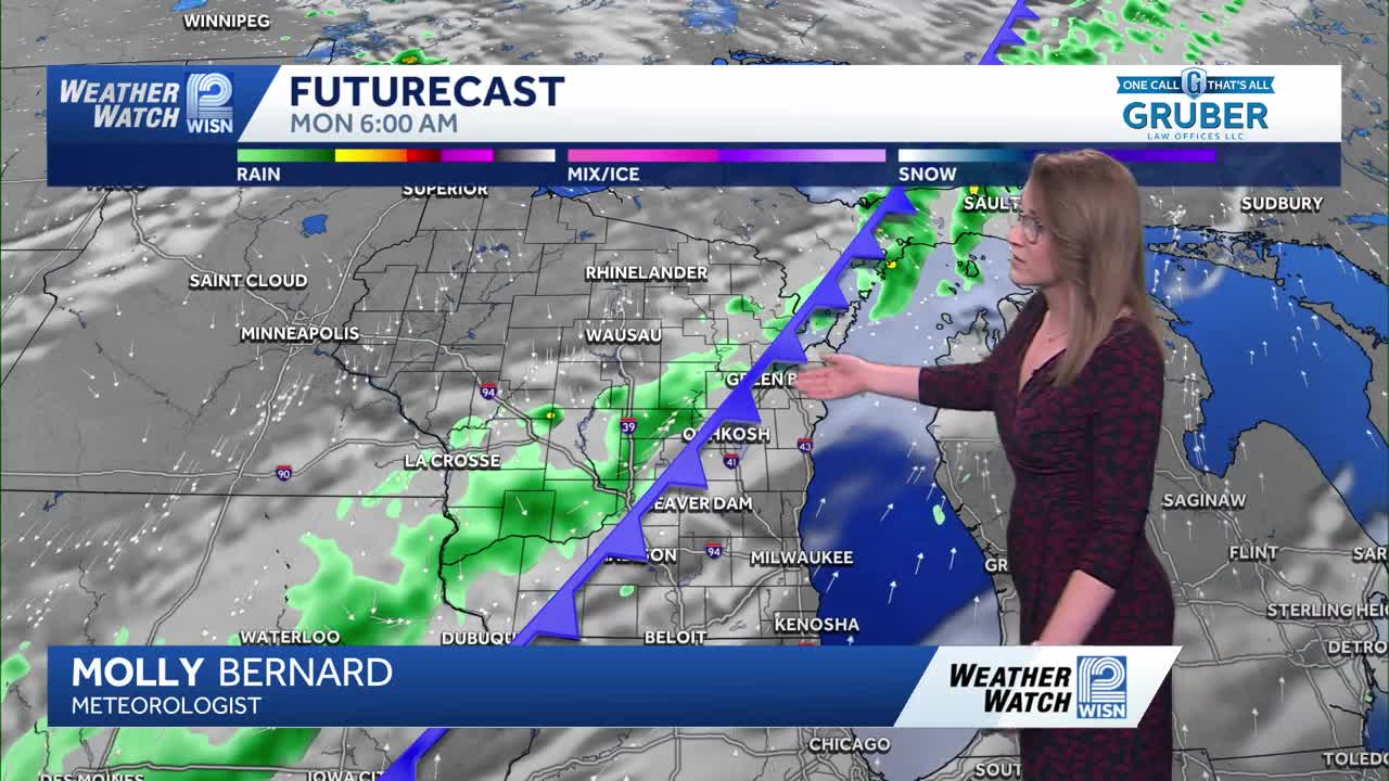 SE Wisconsin Weather: Sunshine to showers Monday
