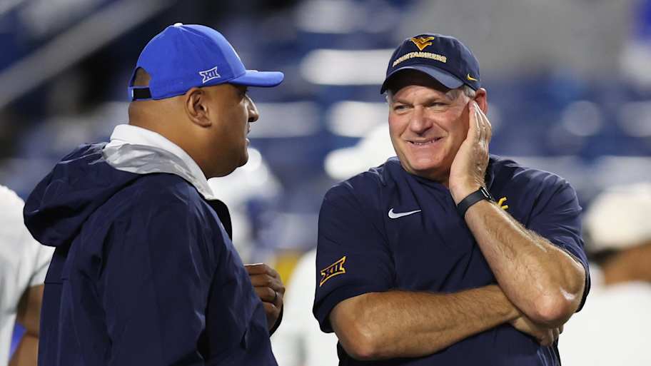 Rich Rodriguez Describes WVU Football's Offensive Line Effort At BYU As ...
