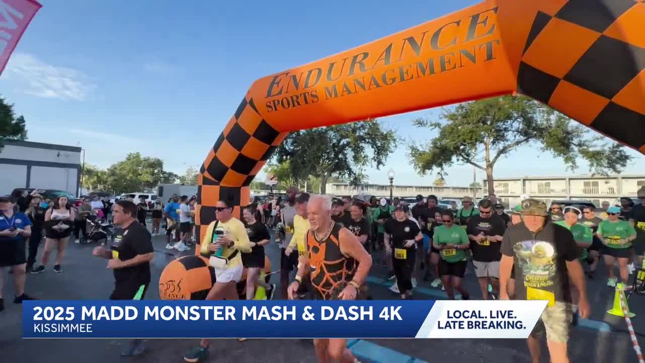 Kissimmee 4K run raises thousands for MADD's fight against impaired driving