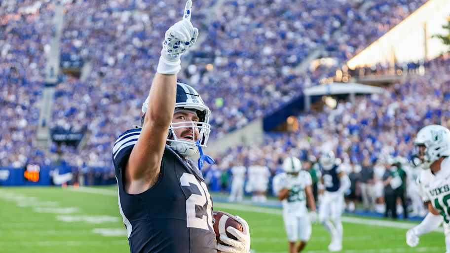 BYU Stats Nerd: Carsen Ryan is restoring the glory of the tight end ...