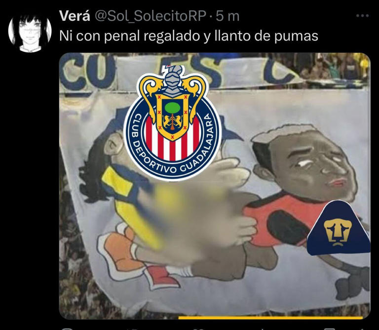 Pumas es víctima de las burlas de aficionados de Chivas con LOS MEJORES ...