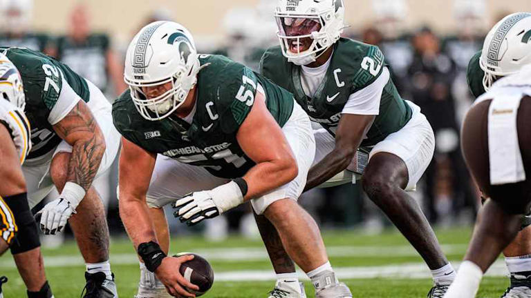Michigan State’s Matt Gulbin graded as the best center in the Power 4