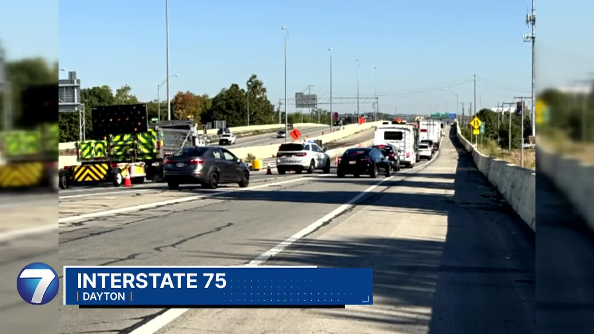 Lanes reopen on I-75 NB in Dayton after semi crash, hazmat response
