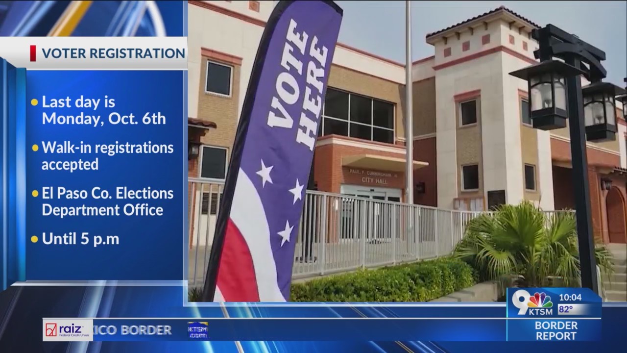 Monday last day to register to vote in Texas