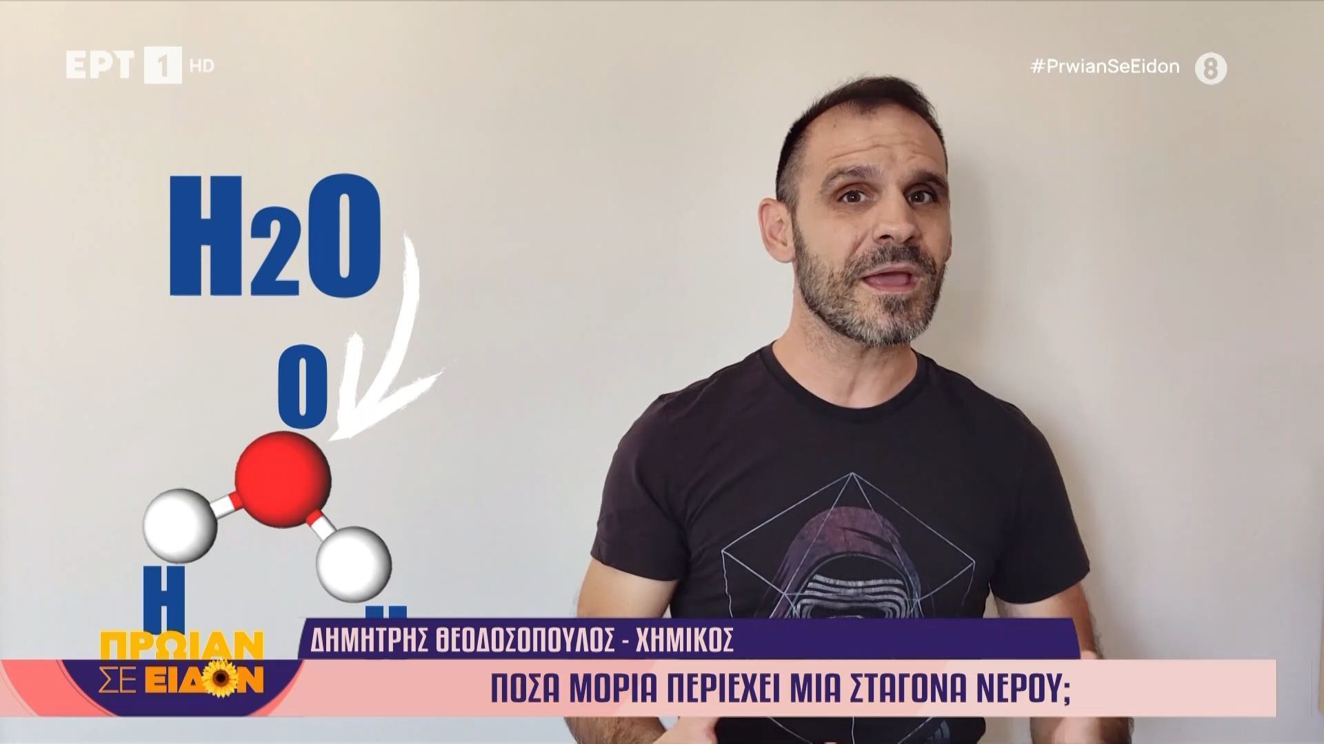 Το μάθημα της ημέρας - Χημεία: Πόσα μόρια περιέχει μια σταγόνα νερού;