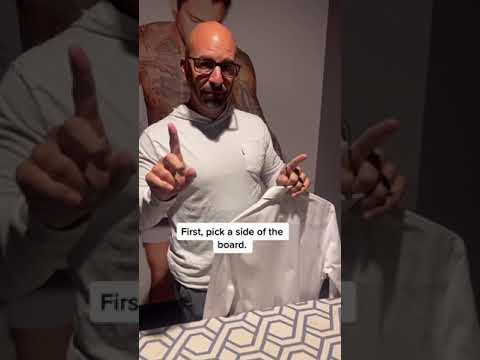 How do I iron a dress shirt? 👔