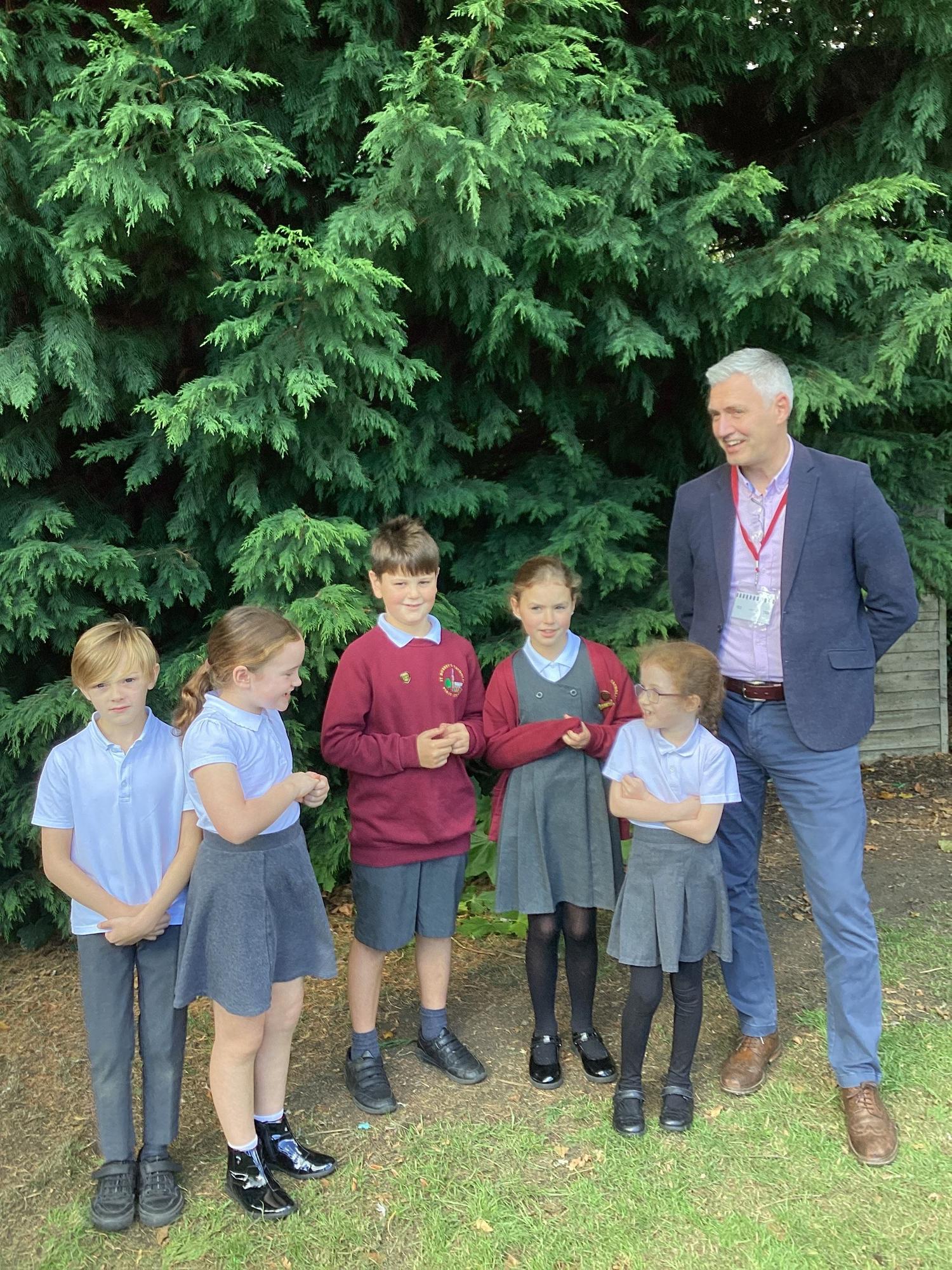Morpeth pupils’ letters lead to MP visit on climate action