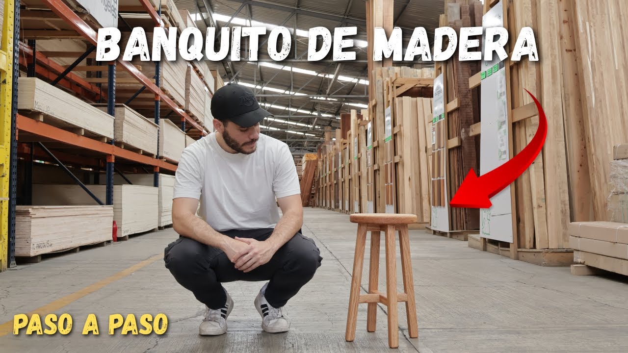 Cómo Hacer un Banquito de Madera | Paso a Paso | Banquito de Madera