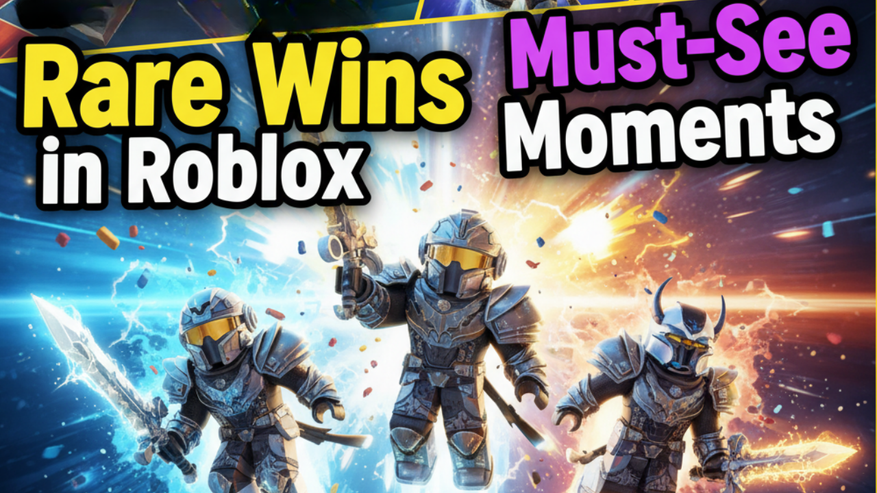 Insanely Rare Wins in Roblox — Must-See Moments