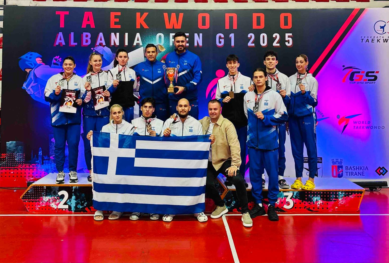 Διέπρεψε η Ελλάδα με 9 μετάλλια στο G1 της Αλβανίας!