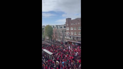 Netherlands: ‘Red Line’ Protest Demands Sanctions Against Israel in ...