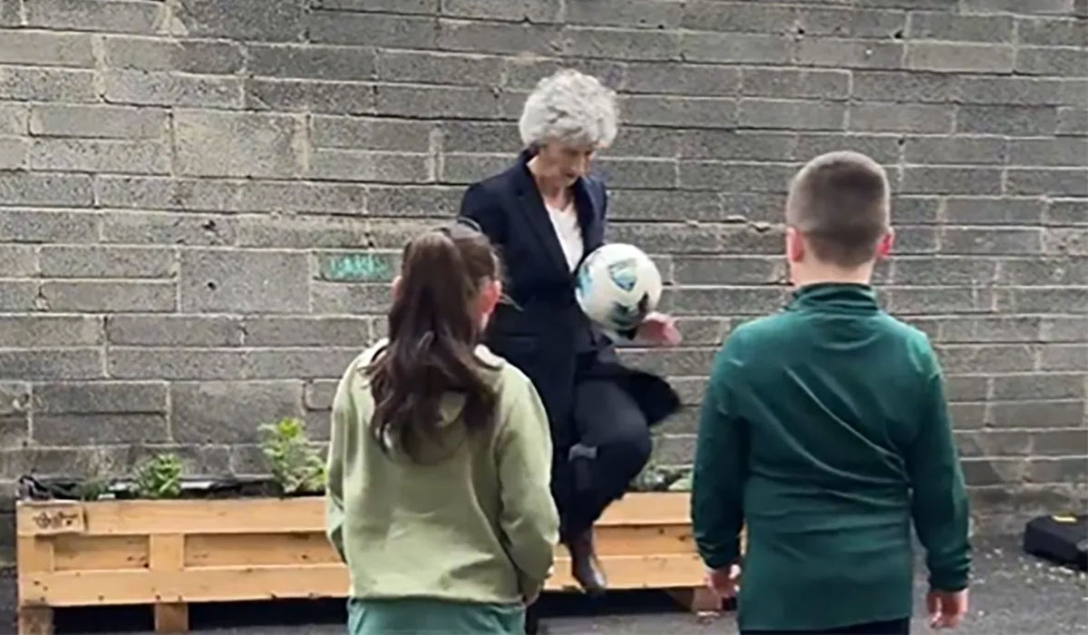 ‘Call her up’ – Catherine Connolly shocks fans with stellar football skills