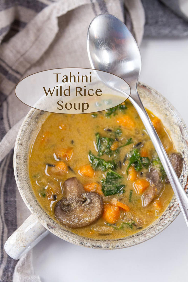 Tahini Wild Rice Soup