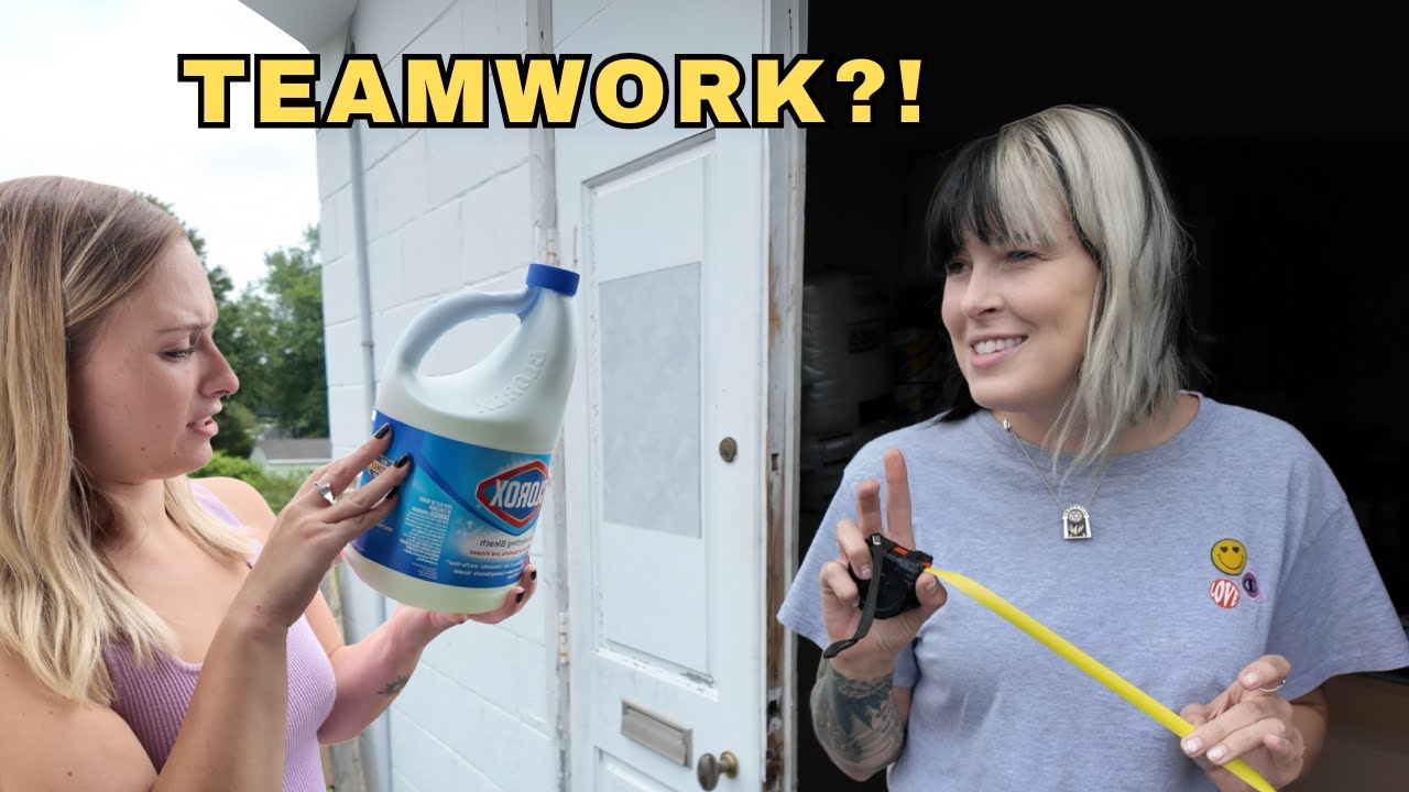 Watch us completely transform our new workspace with furniture moves