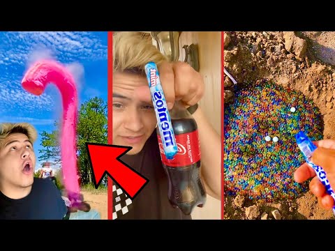 Giant Coke, Mentos & Orbeez Foam