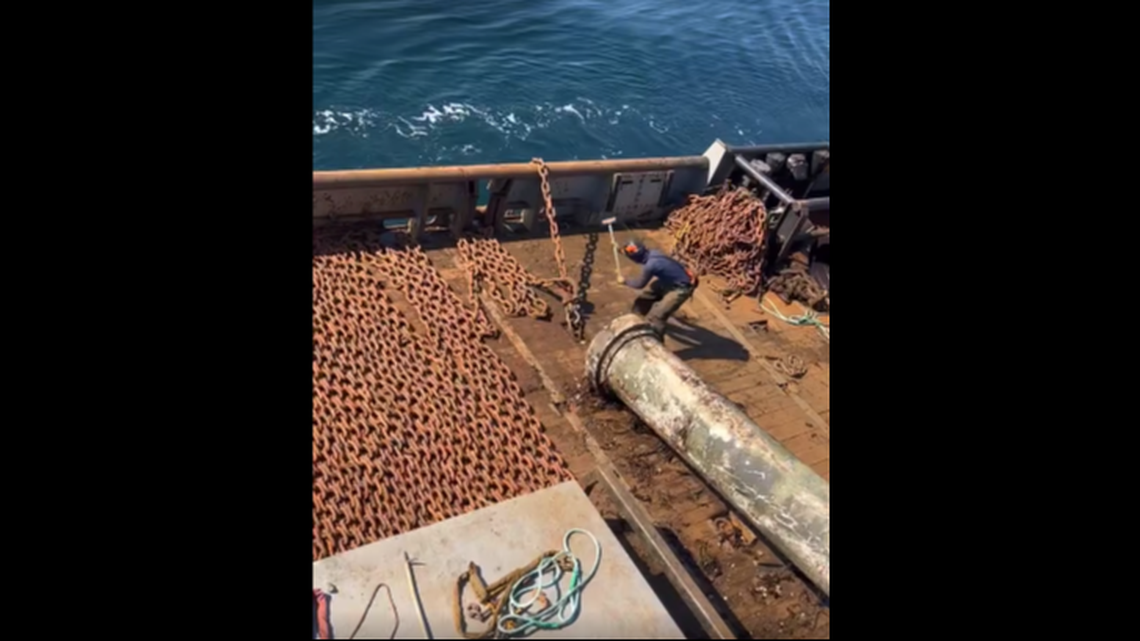 Why are millions watching video of a massive chain unraveling? See for ...