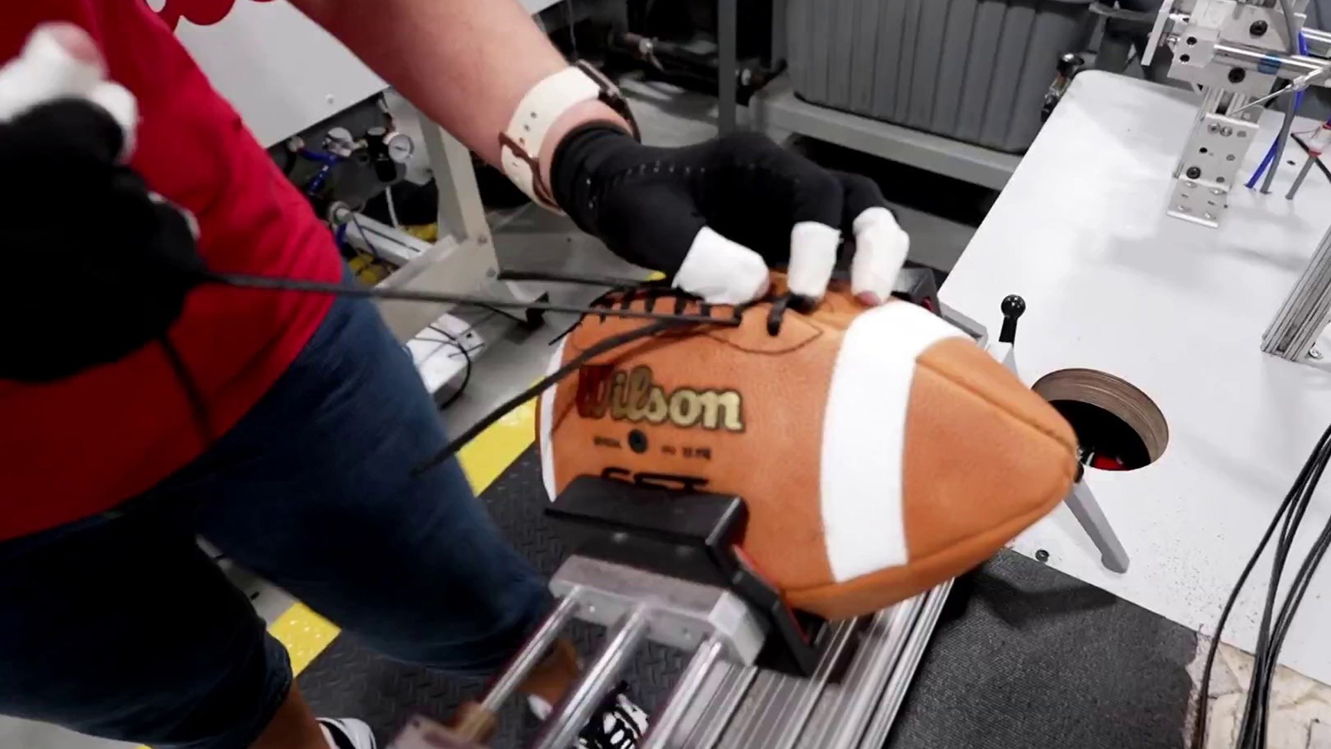 Go Behind-the-Scenes of the Factory That Makes NFL Footballs