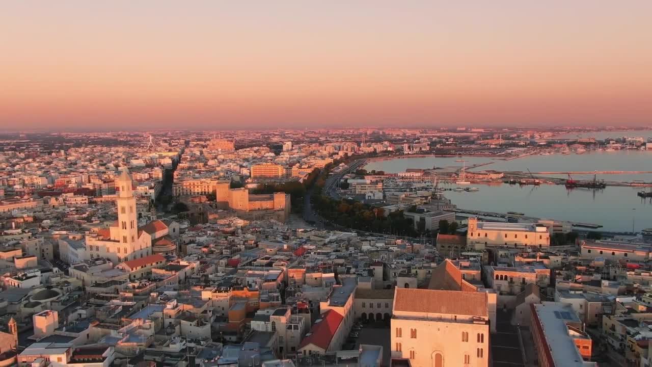 Drone Tour Over Bari: Explore Puglia's Coastal Wonder