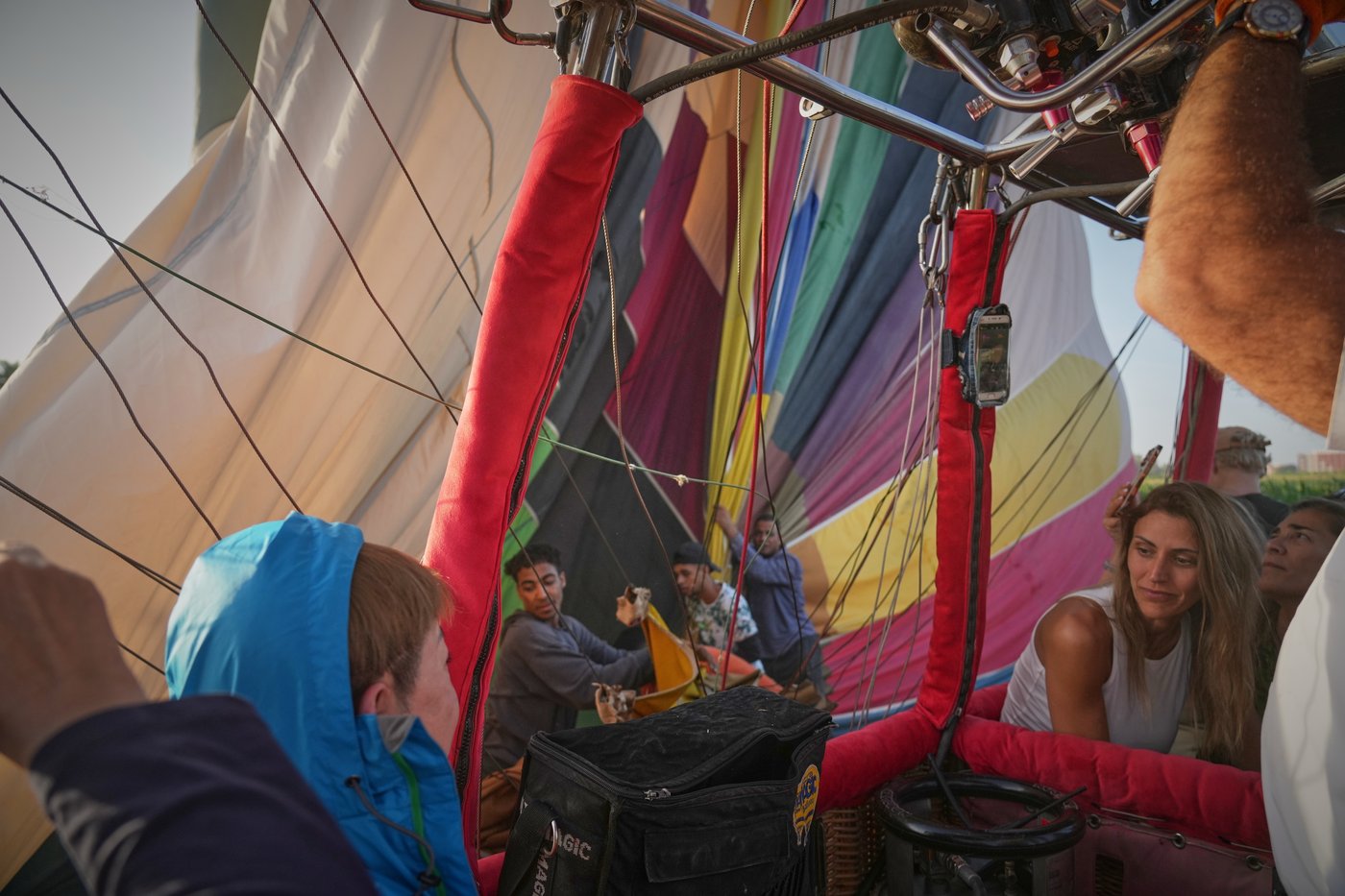Photos from Egypt show hot air balloon flights over the ancient sites ...