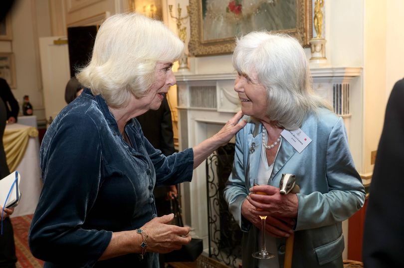 Queen Camilla's cheeky tribute to Jilly Cooper wishing her 'impossibly ...