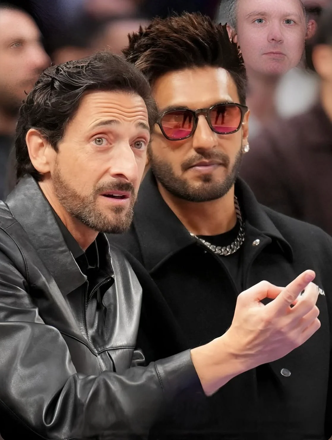 Look: Ranveer Singh, Adrien Brody add star power to NBA Abu Dhabi Games ...