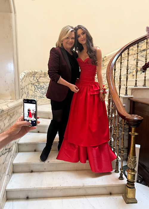 She is off to the debs! Lorraine Keane's daughter's debs gown has sweet ...