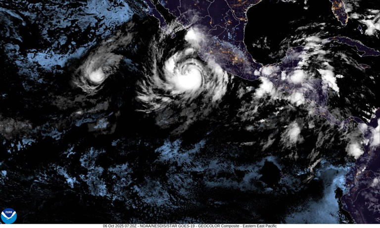Hurricane Priscilla strengthens in the Pacific off southwestern Mexico