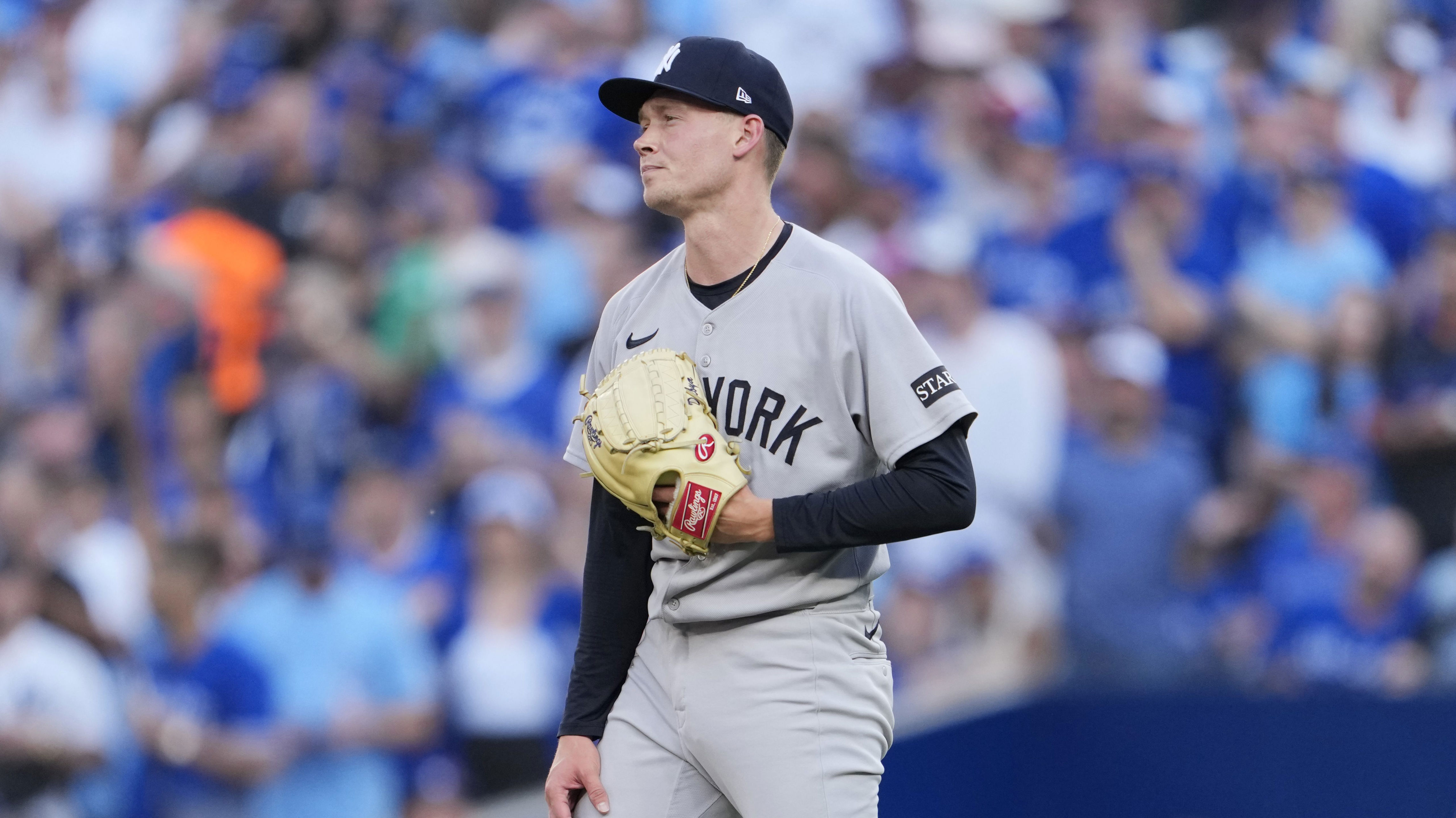 Reporter Questions Aaron Boone For Managerial Decision During Blowout ...