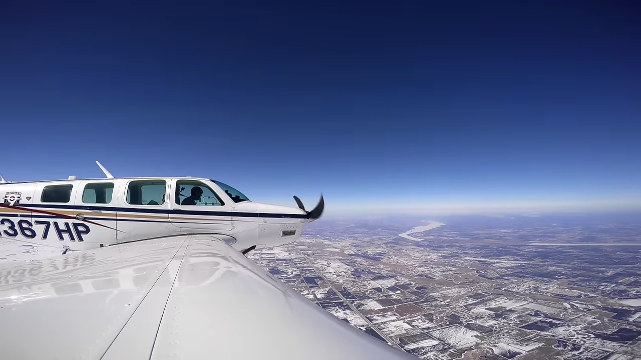 Flying Seven Hours Nonstop in a Bonanza Across the Country