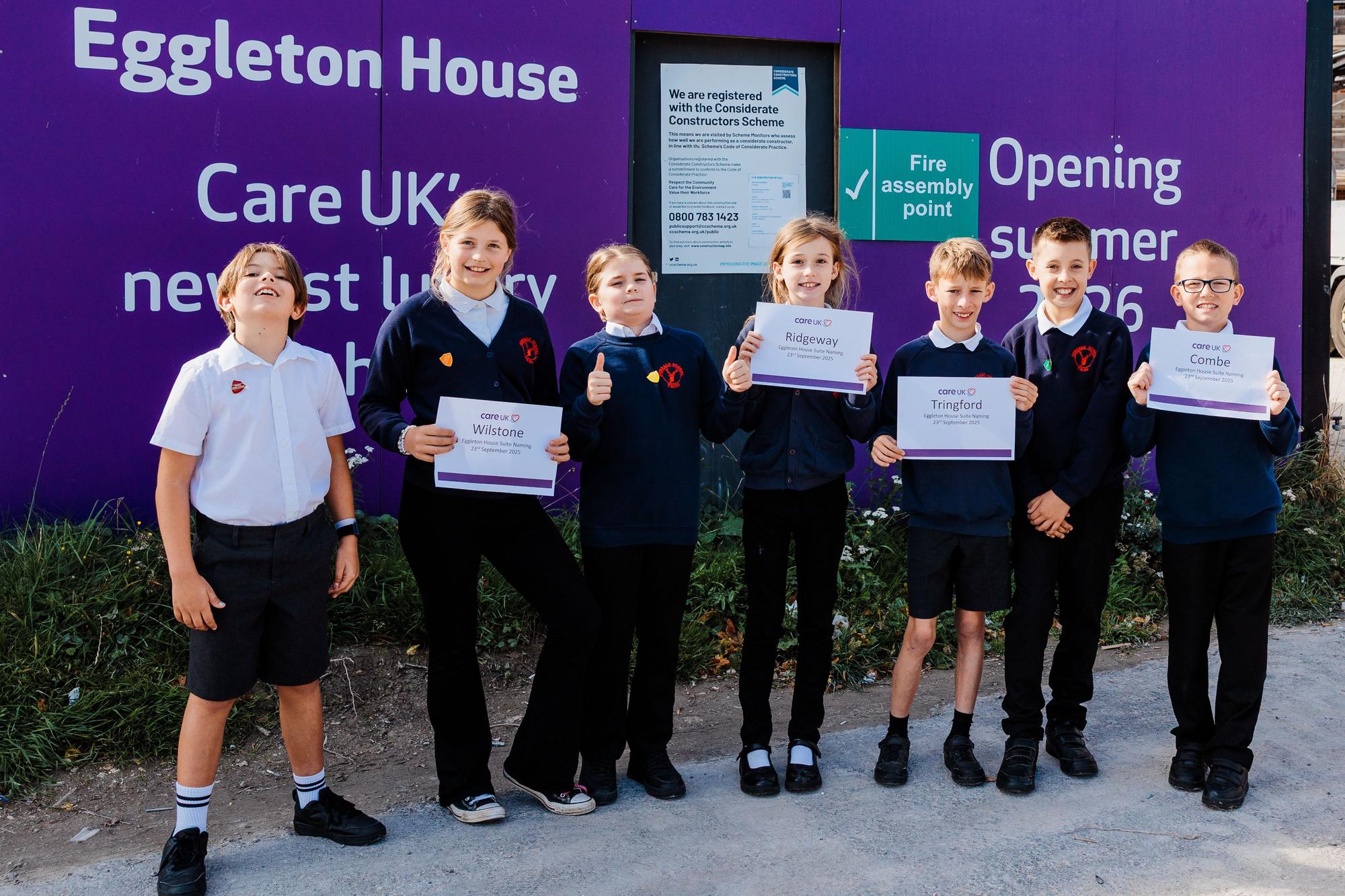 Local school children name suites at Tring’s newest care home