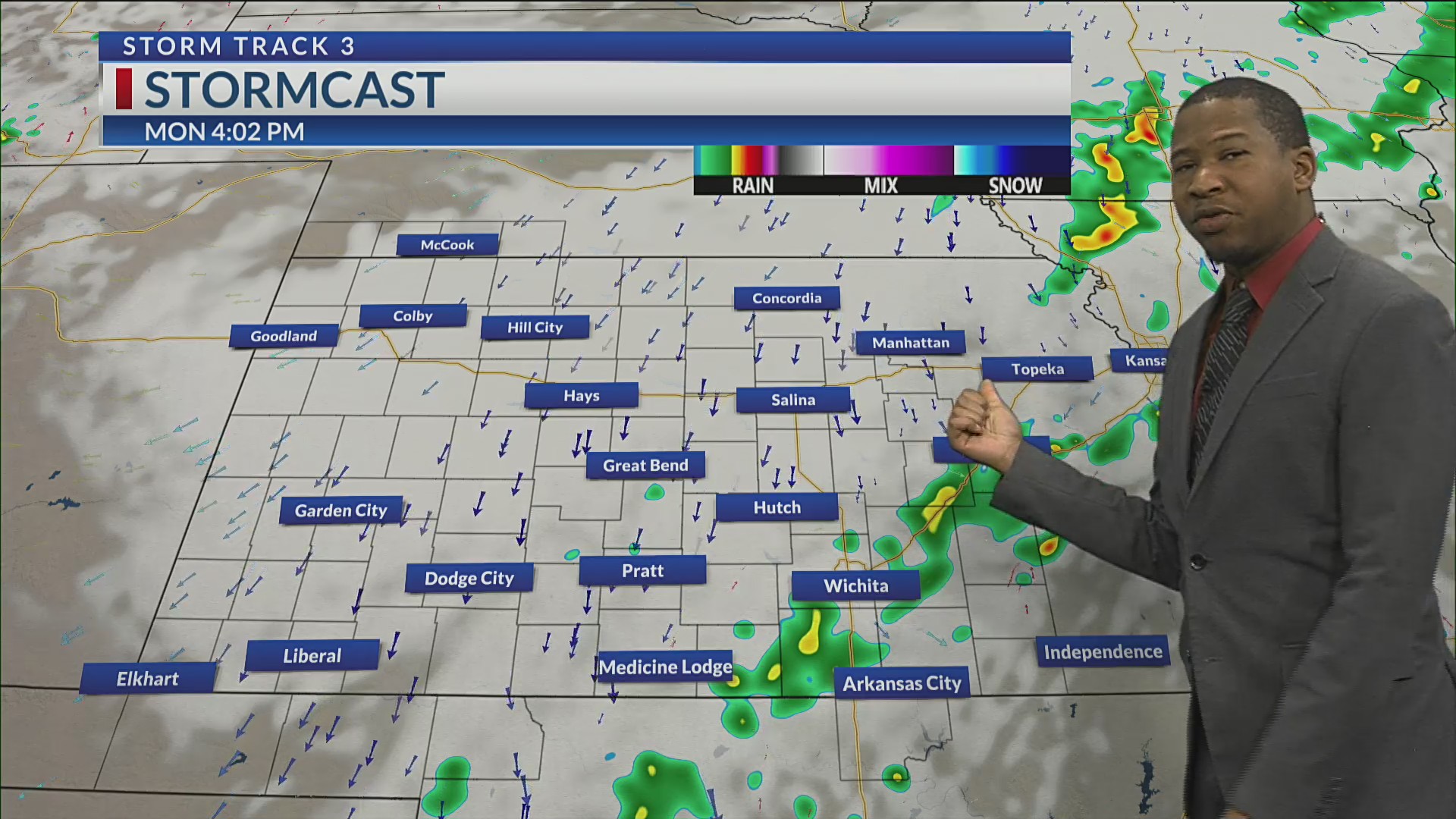 Monday morning forecast