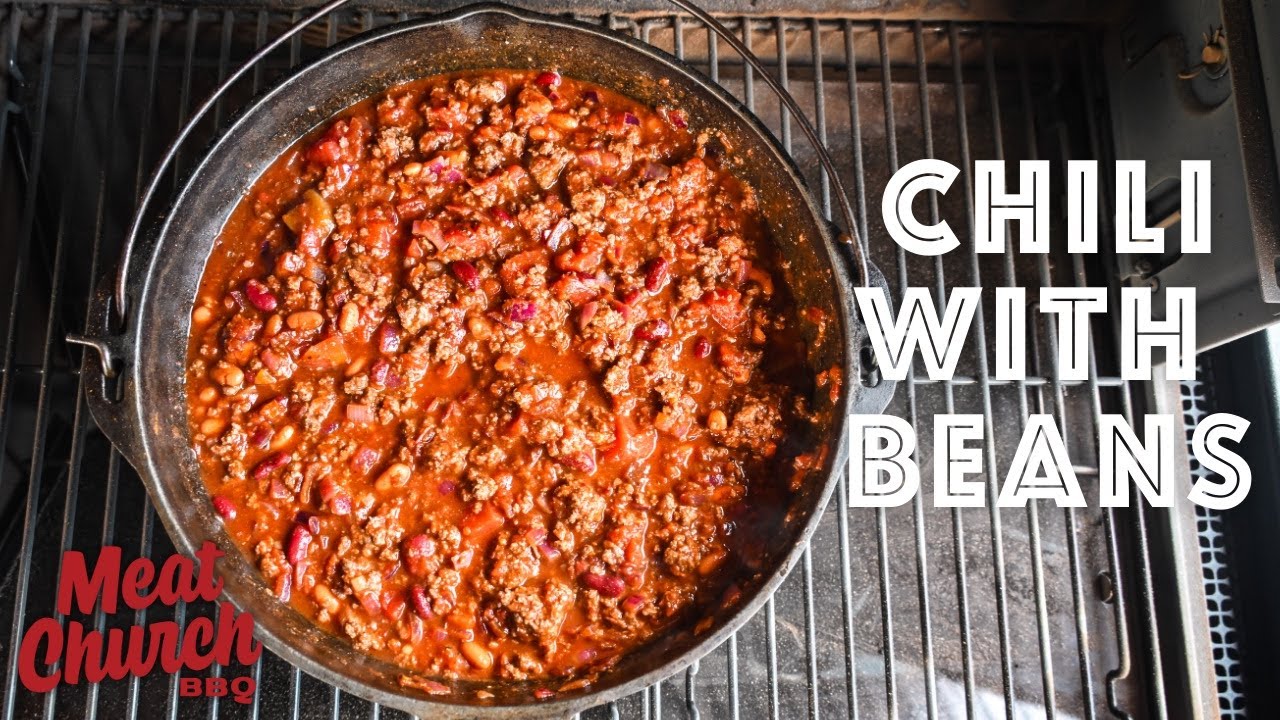 Smoke a hearty chili loaded with beans for true chili mastery