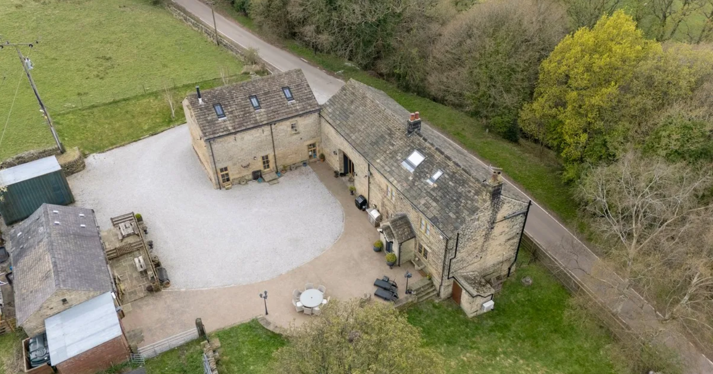 Look inside this historic 7 bed farmhouse with 20 acres of Peak ...