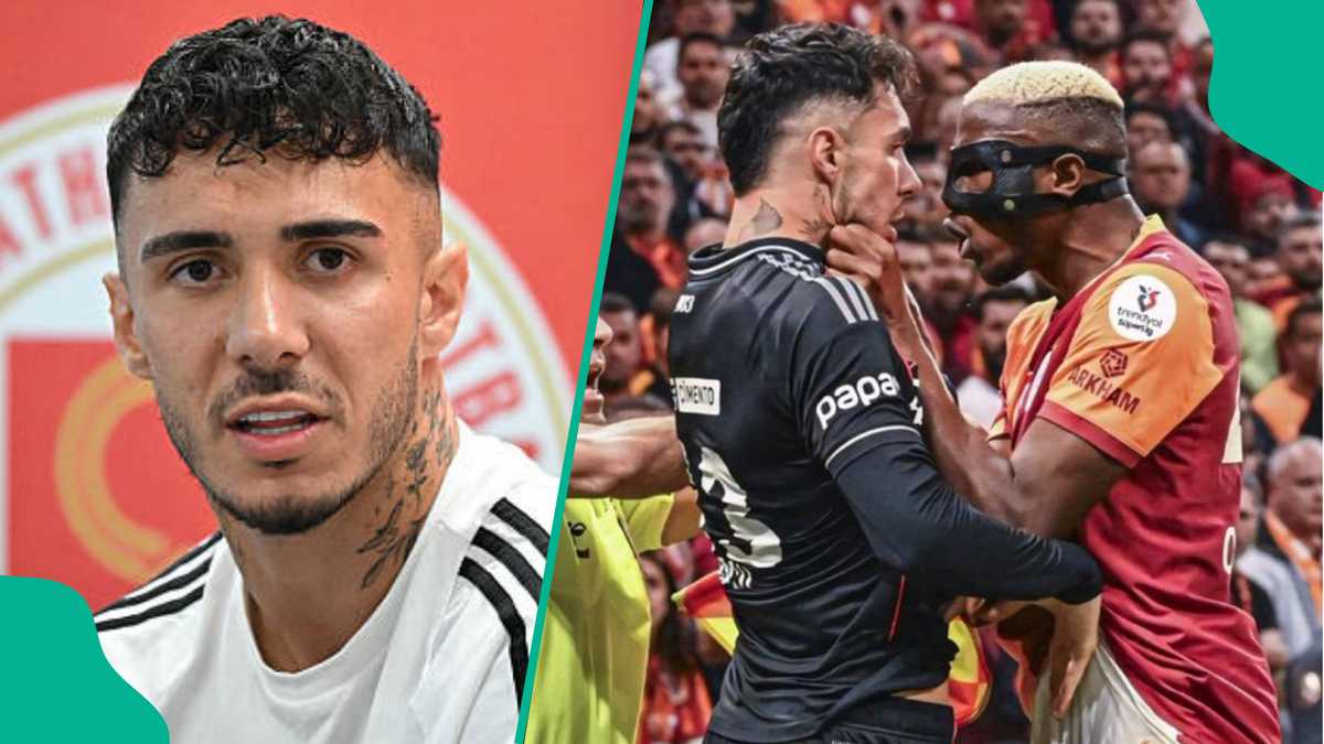 Turkish player Victor Osimhen grabbed by the throat releases statement ...