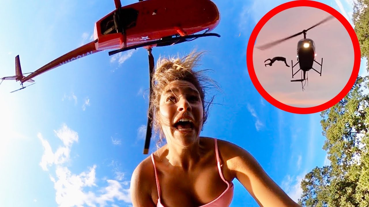 I fell out of a helicopter (not clickbait)