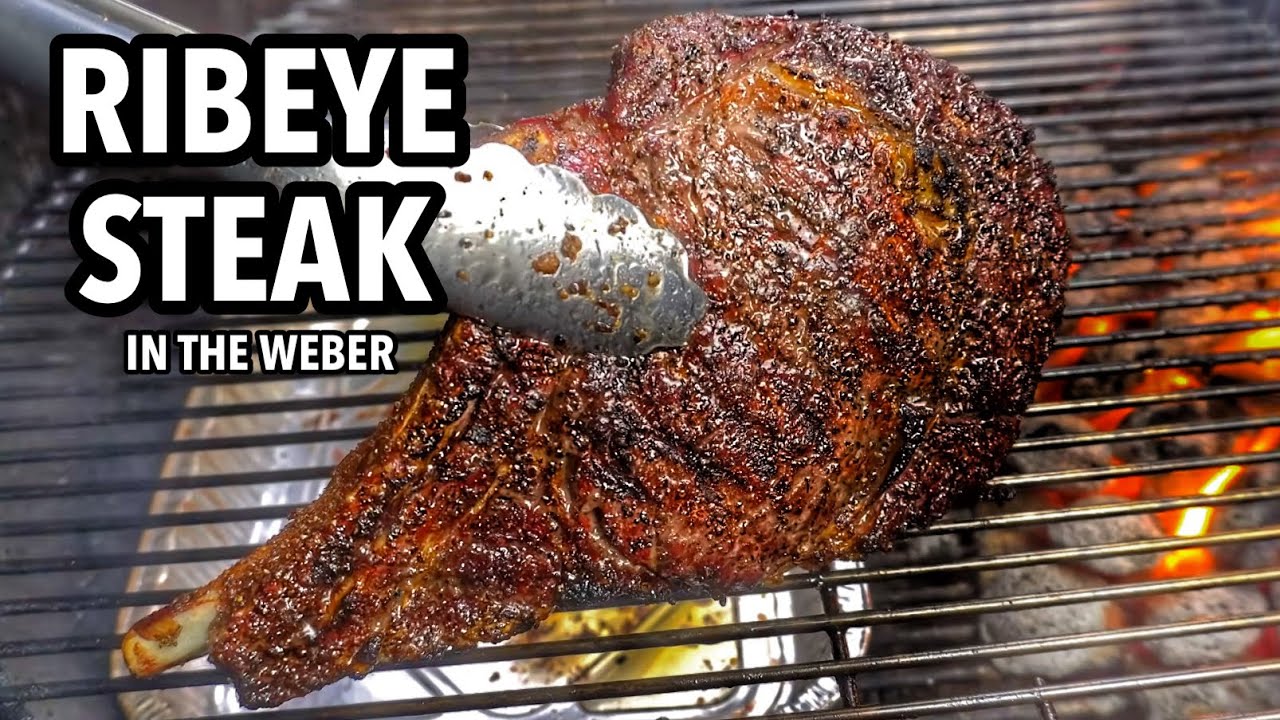 Perfect Ribeye On A Weber Kettle - Reverse Sear Method