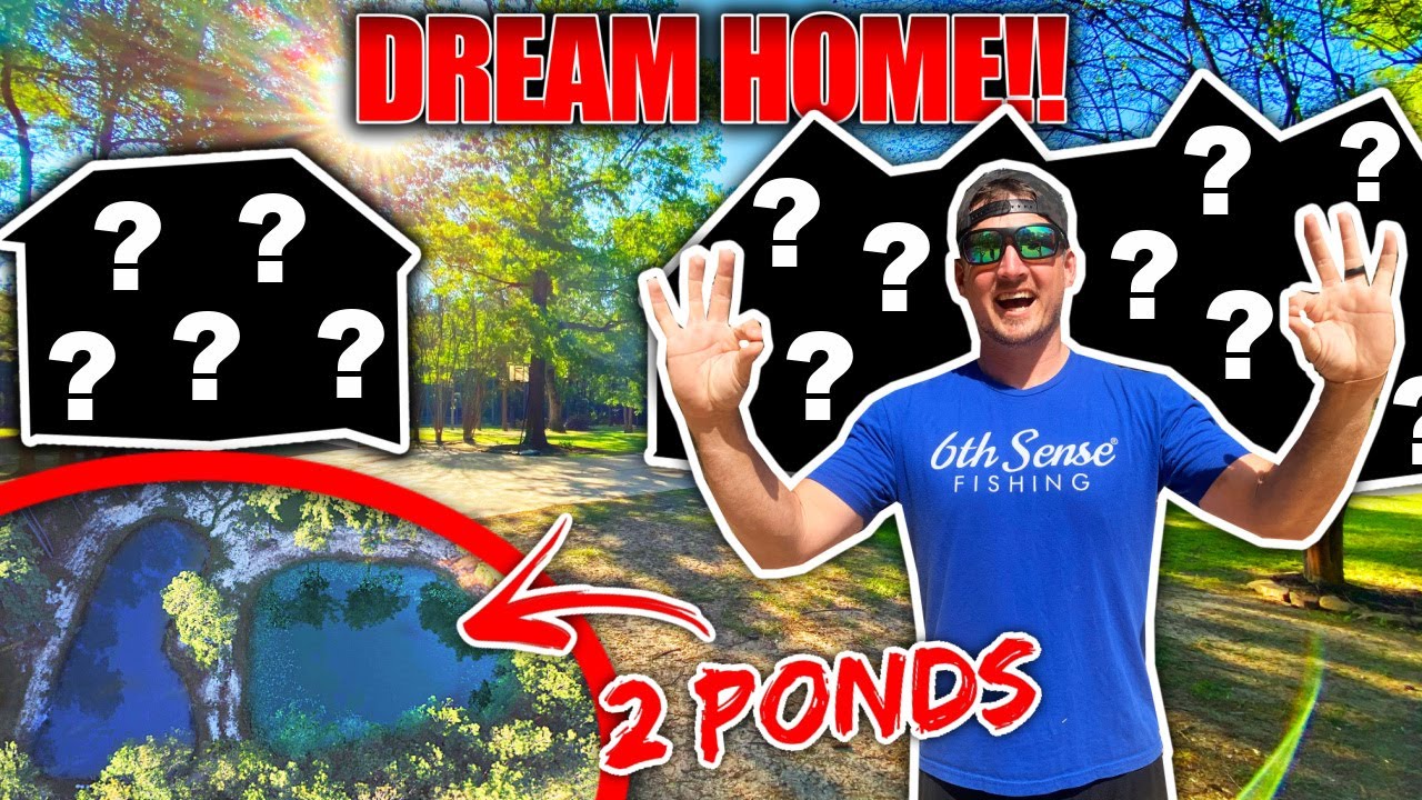 I bought dream property with 2 ponds, a pool, and a giant man cave