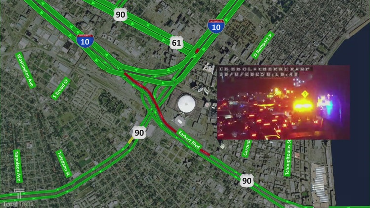 Major accident caused gridlock on Pontchartrain Expressway for hours ...