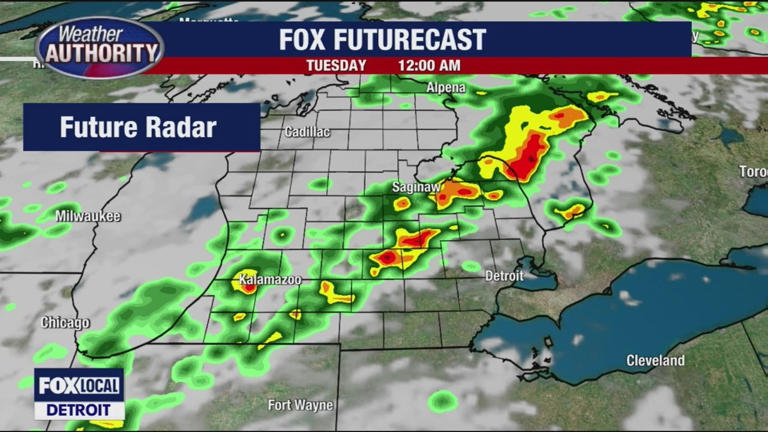 Rain tonight brings fall temps coming Tuesday