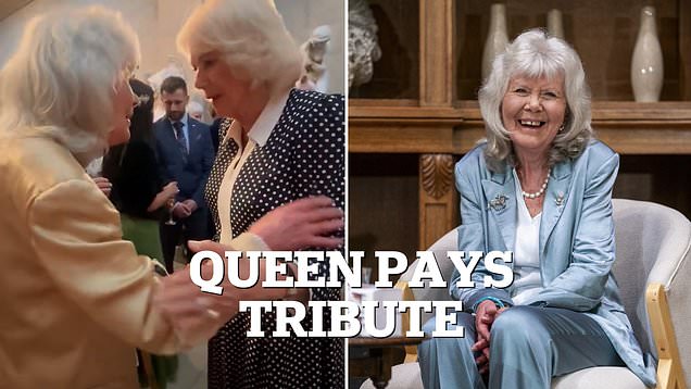 'Wonderfully witty': Queen pays tribute to author Dame Jilly Cooper