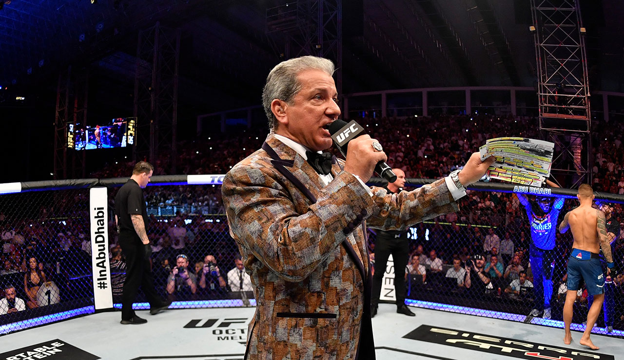 UFC ring announcer Bruce Buffer talks 'no-brainer' partnership with Bud ...