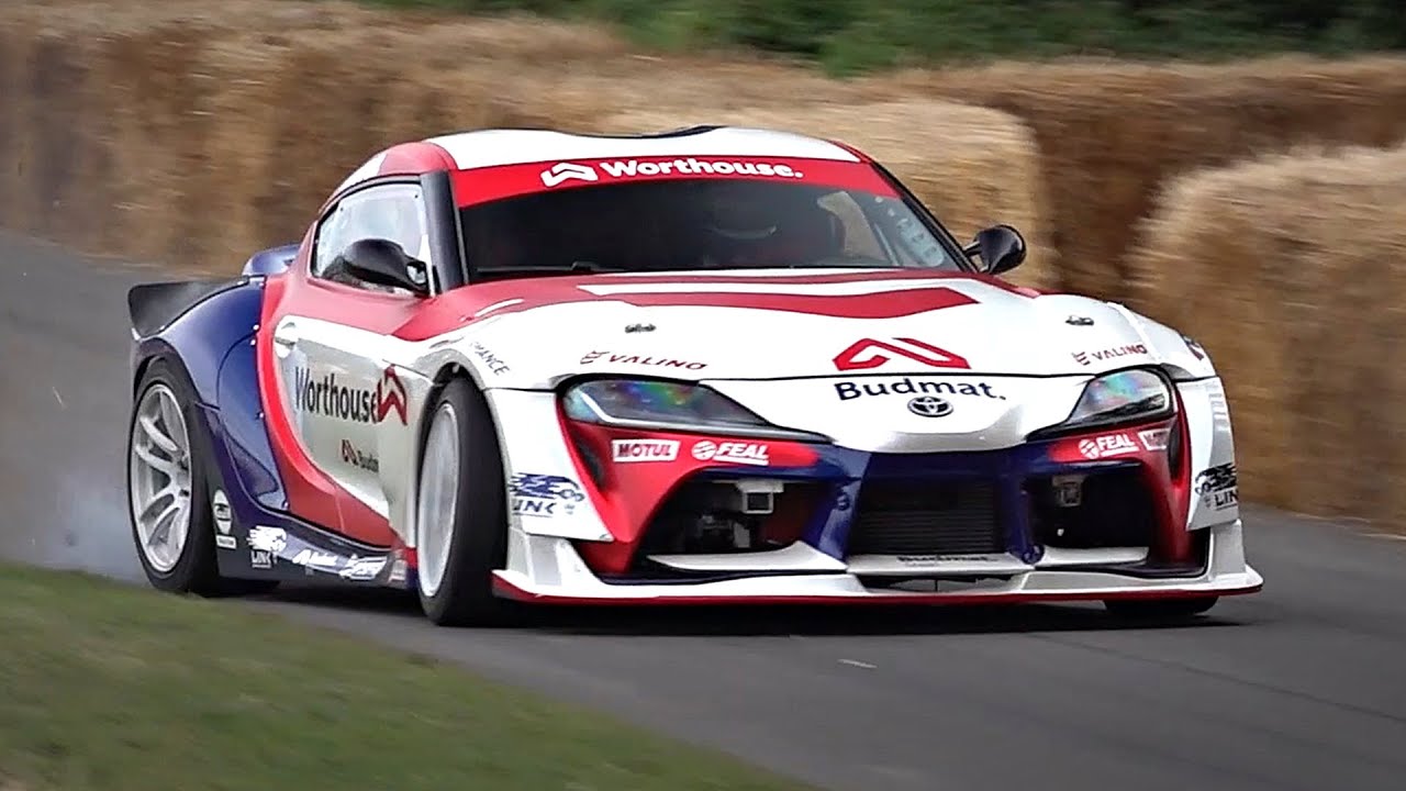 Piotr Więcek Toyota A90 Supra met 2JZ Turbo Swap Geluid