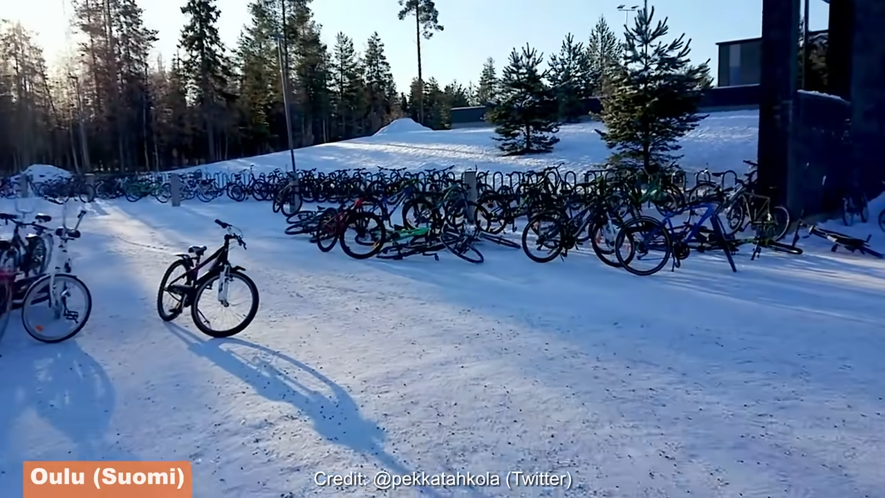 Why Canadians can't bike year-round (but Finns can)