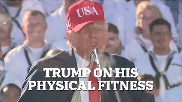 Trump reveals what White House doctor said about his physical fitness