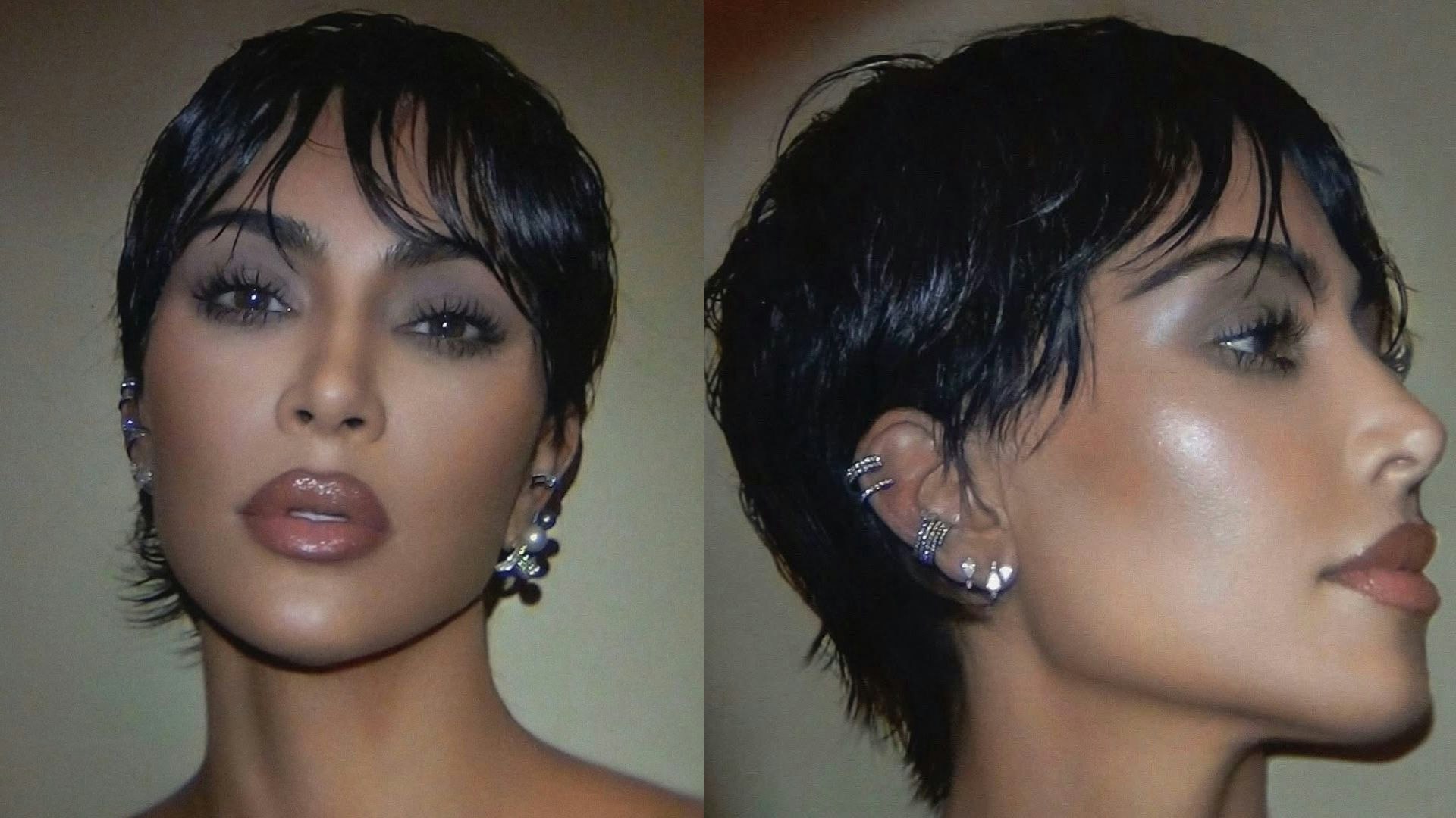 Kim Kardashian’s New Pixie Cut Proves Kris Jenner Is Her Biggest Beauty ...
