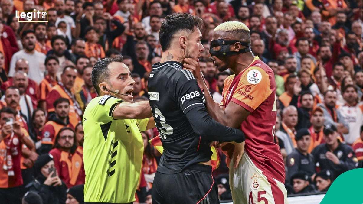 Fans react after Turkish player grabs Super Eagles star Victor Osimhen ...