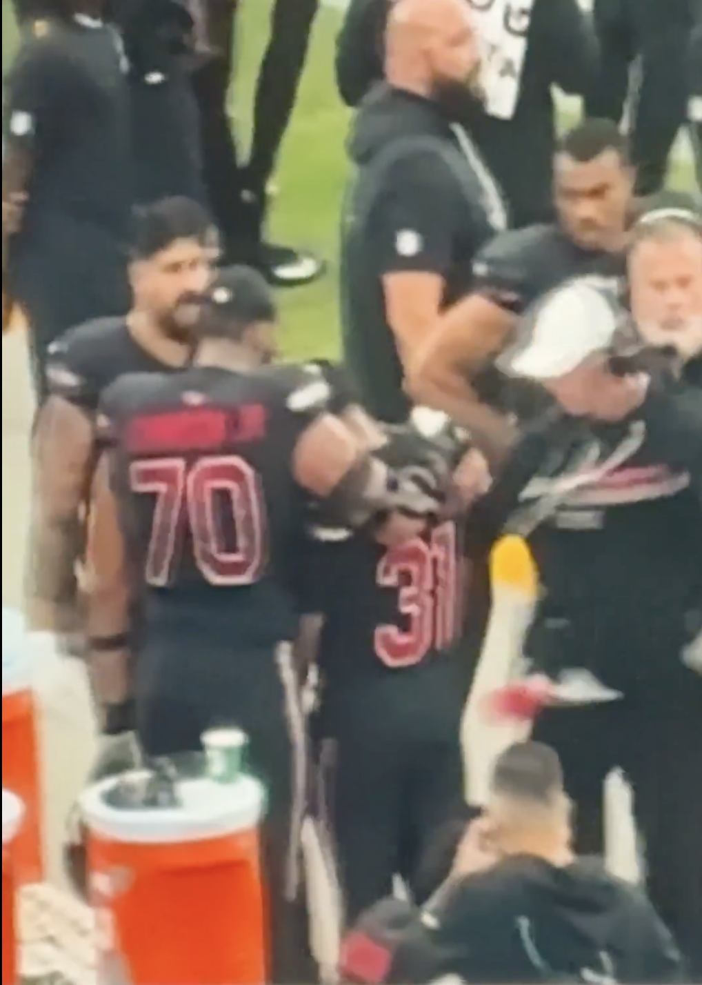 Cardinals hit coach Jonathan Gannon with huge fine for Emari Demercado sideline blowup caught on ...