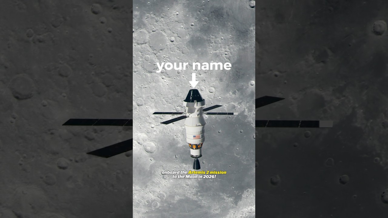 Discover how to get your name on the moon!