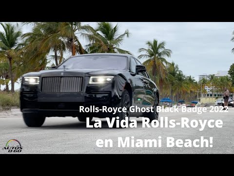 Rolls-Royce Ghost Black Badge 2022 en Miami Beach