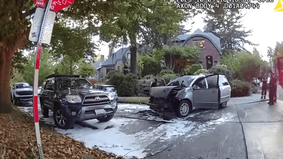 Seattle man arrested for ramming SUV into family van in road rage ...